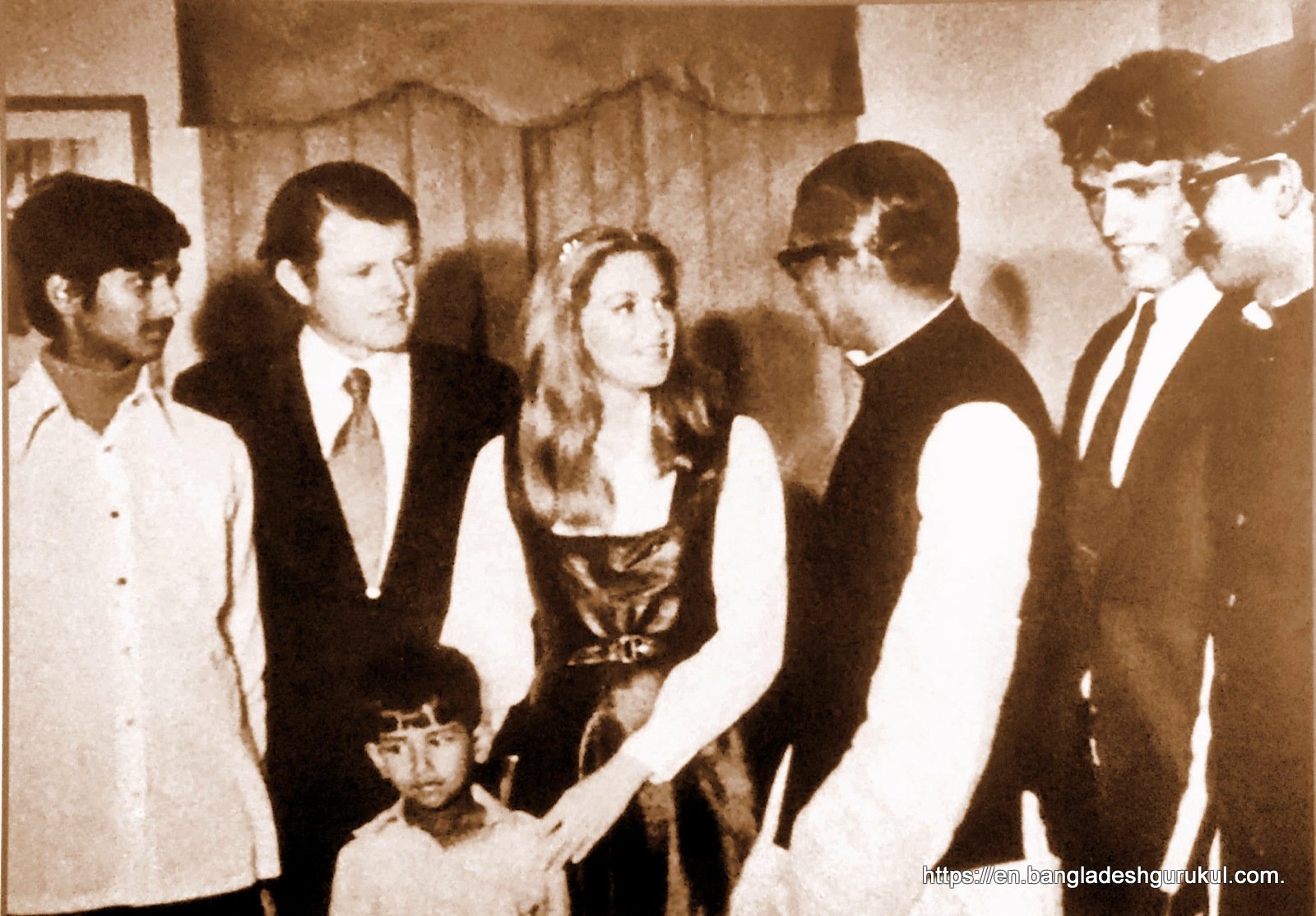 Bangabandhu Sheikh Mujibur Rahman with the outspoken supporter of ...